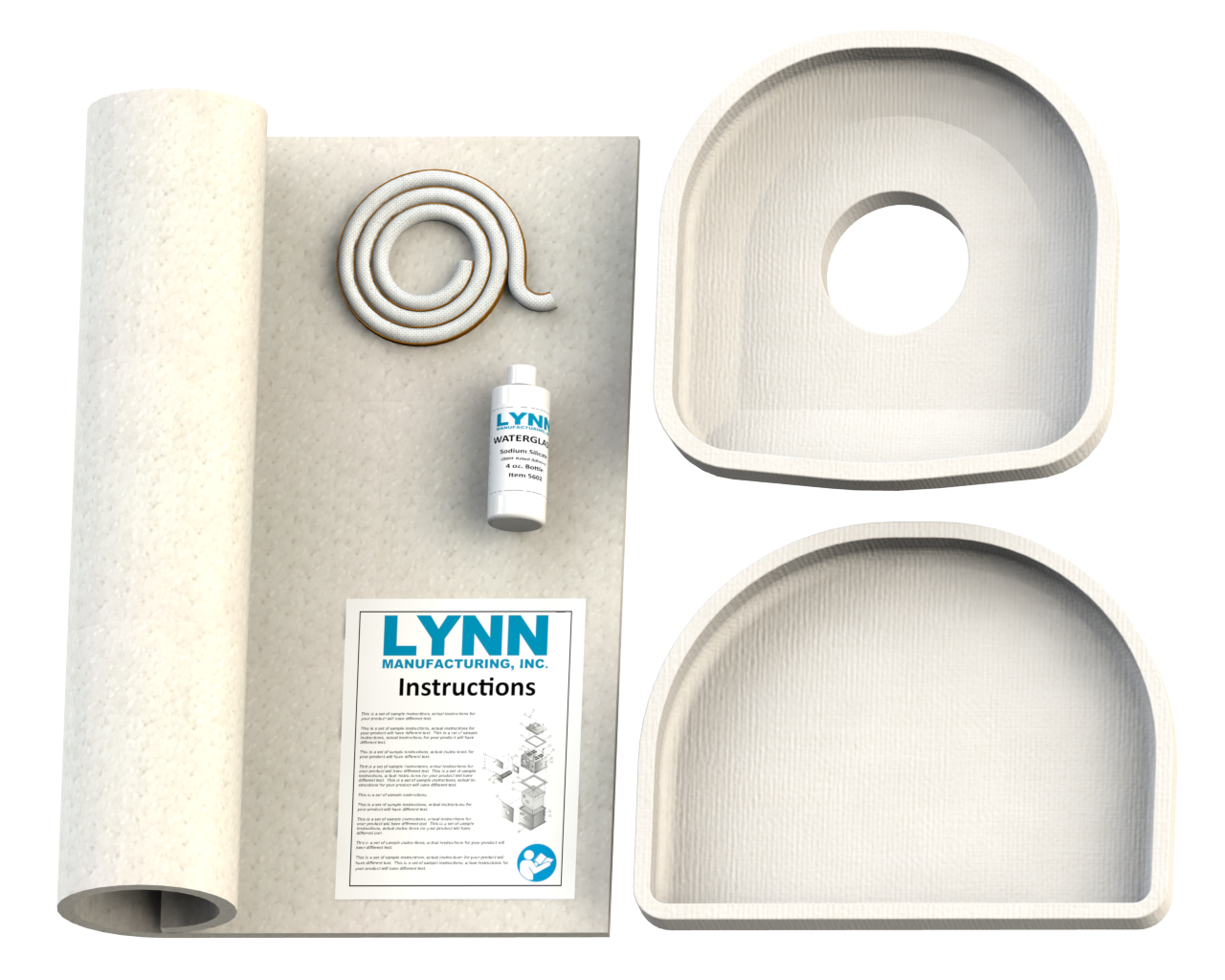 Lynn Manufacturing - Lynn Manufacturing 1129 Chamber Kit, Burnham V-8 ...